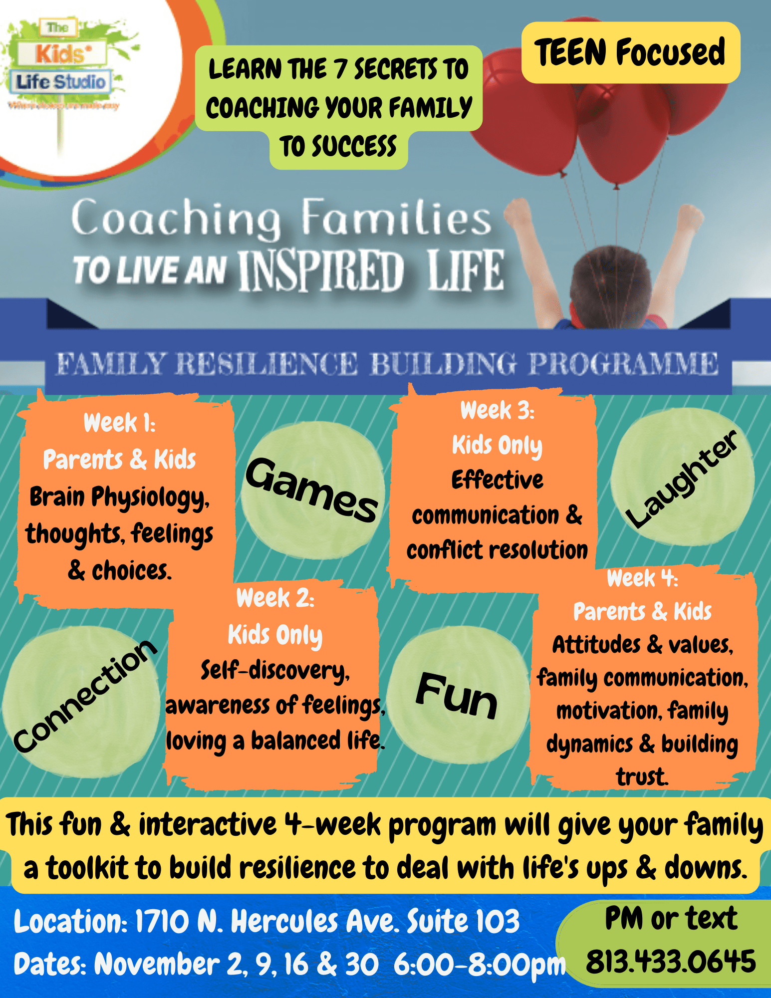 Family Resilience Building Programme for Teens (Florida, USA) - Kids ...